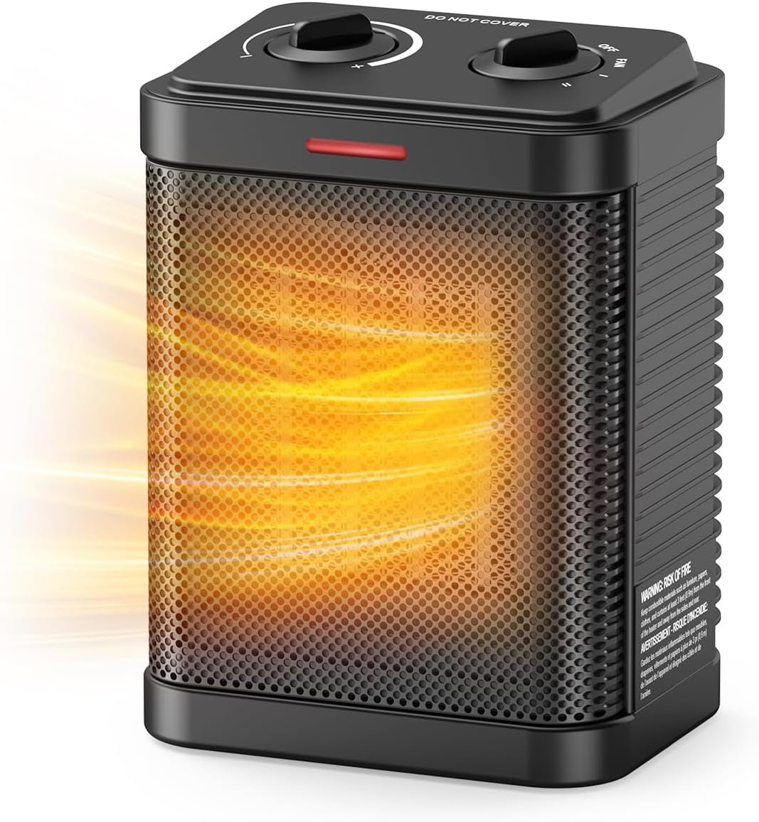 CG INTERNATIONAL TRADING Small Space Heater For Indoor Use, 1500W/900W ...