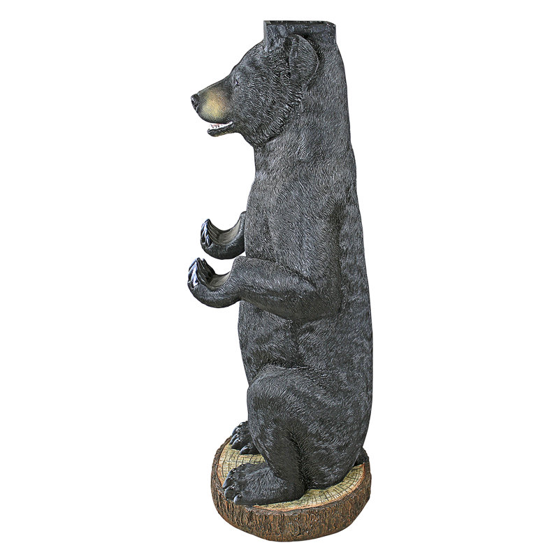 Design Toscano Postal Bear Mailbox Post Sleeve Statue & Reviews | Wayfair