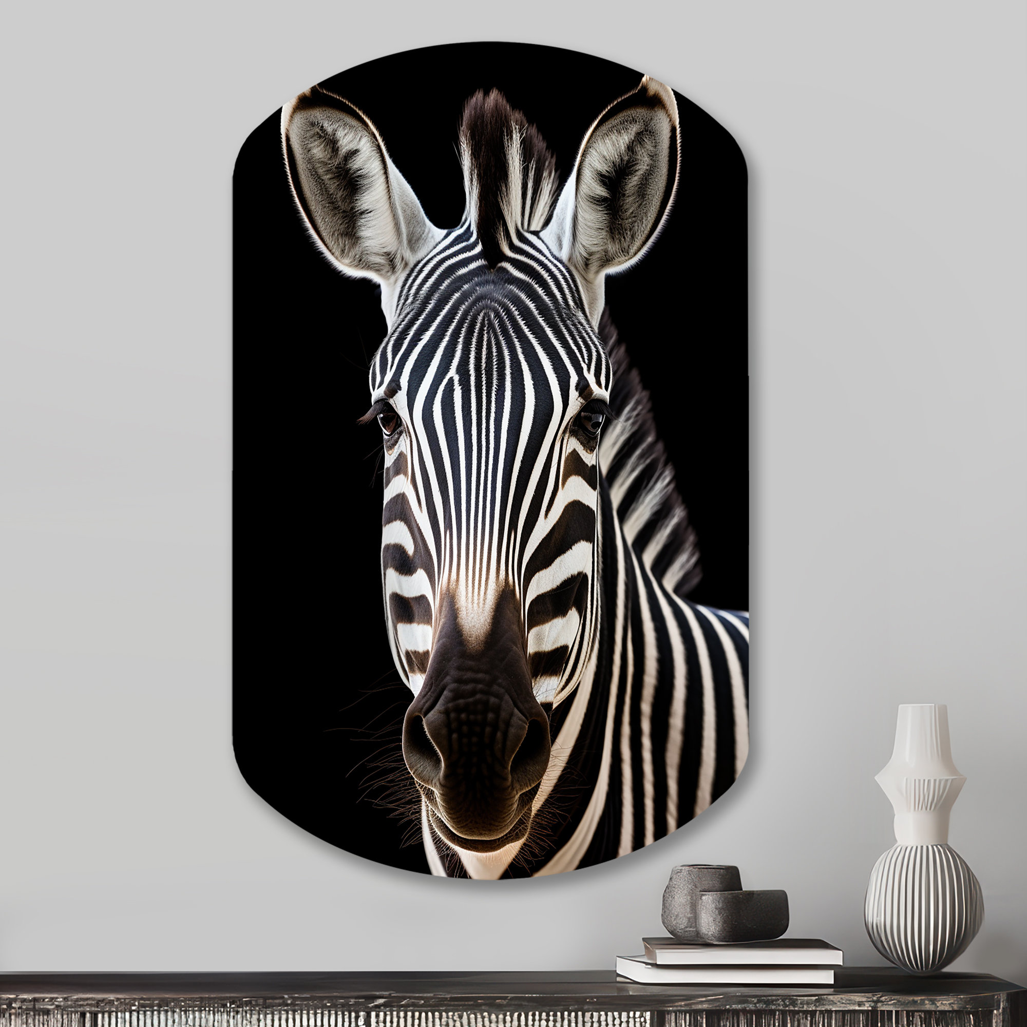 Latitude Run® Striking Zebra Patterns IV - Zebra Cylinder Shape ...