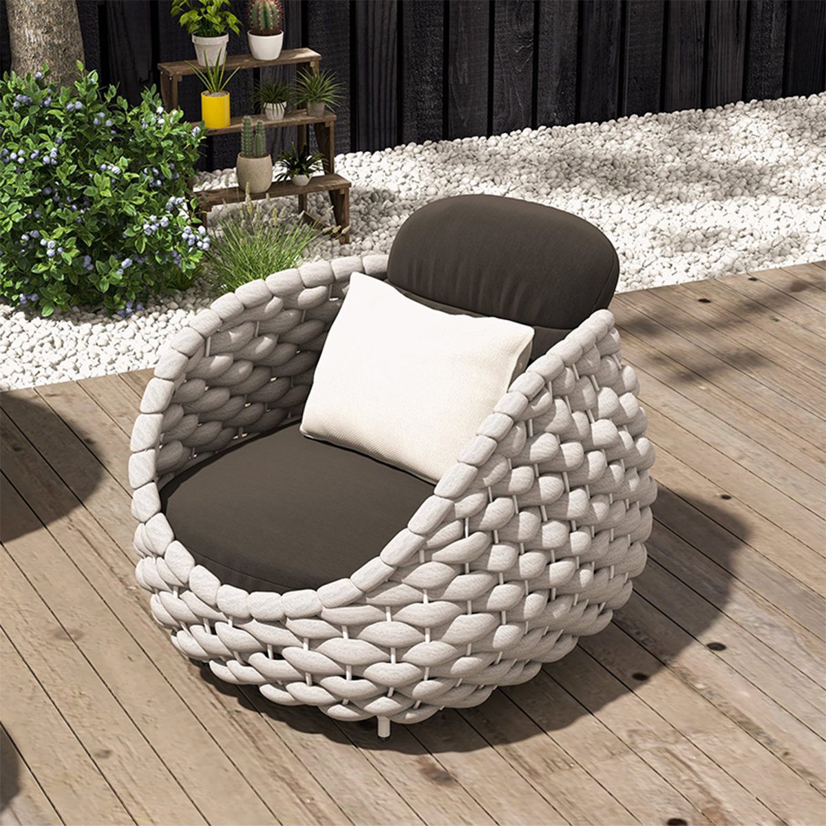 Bayou Breeze Bajulal Outdoor Lounge Chair | Wayfair