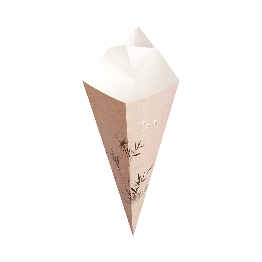 Restaurantware-11.5-Inch Eco-Friendly Finger Food Cones with Built-in ...