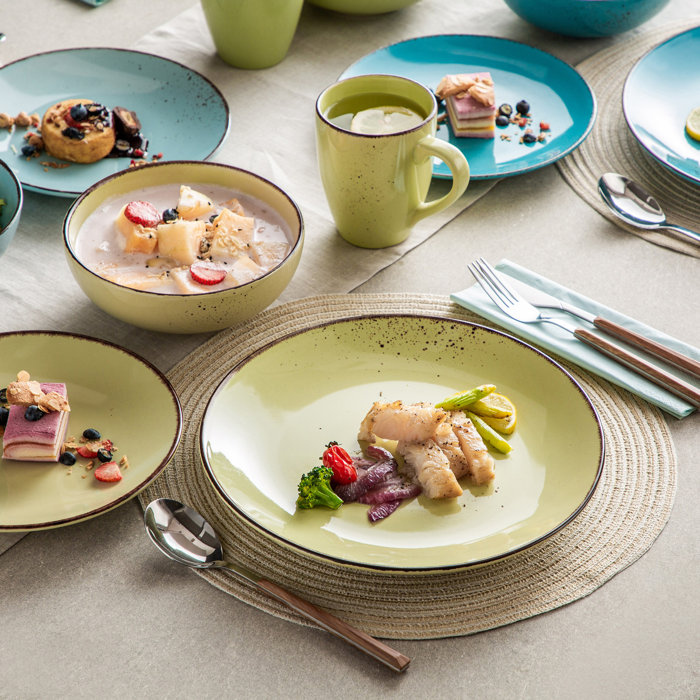 Millwood Pines Neal 16 Piece Stoneware Dinnerware Set - Service for 4 ...