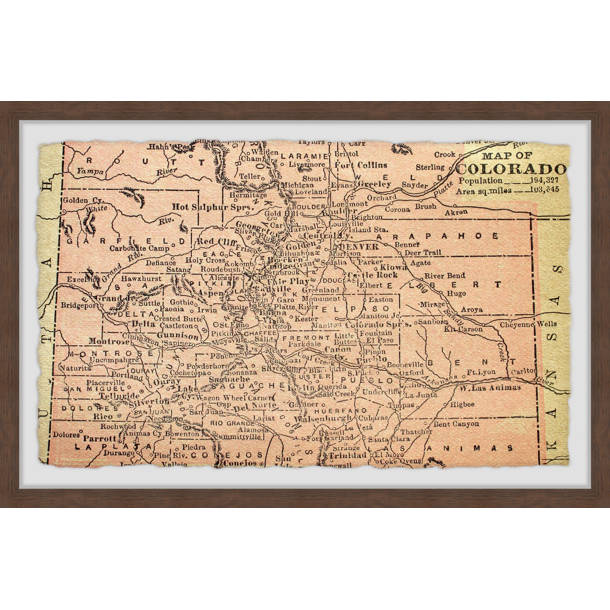 National Geographic Maps Colorado State Wall Map & Reviews | Wayfair