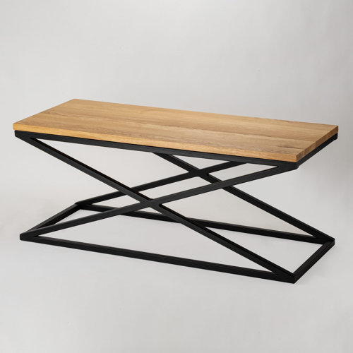 Williston Forge Bench Industrial Oak WOOD | Wayfair.co.uk