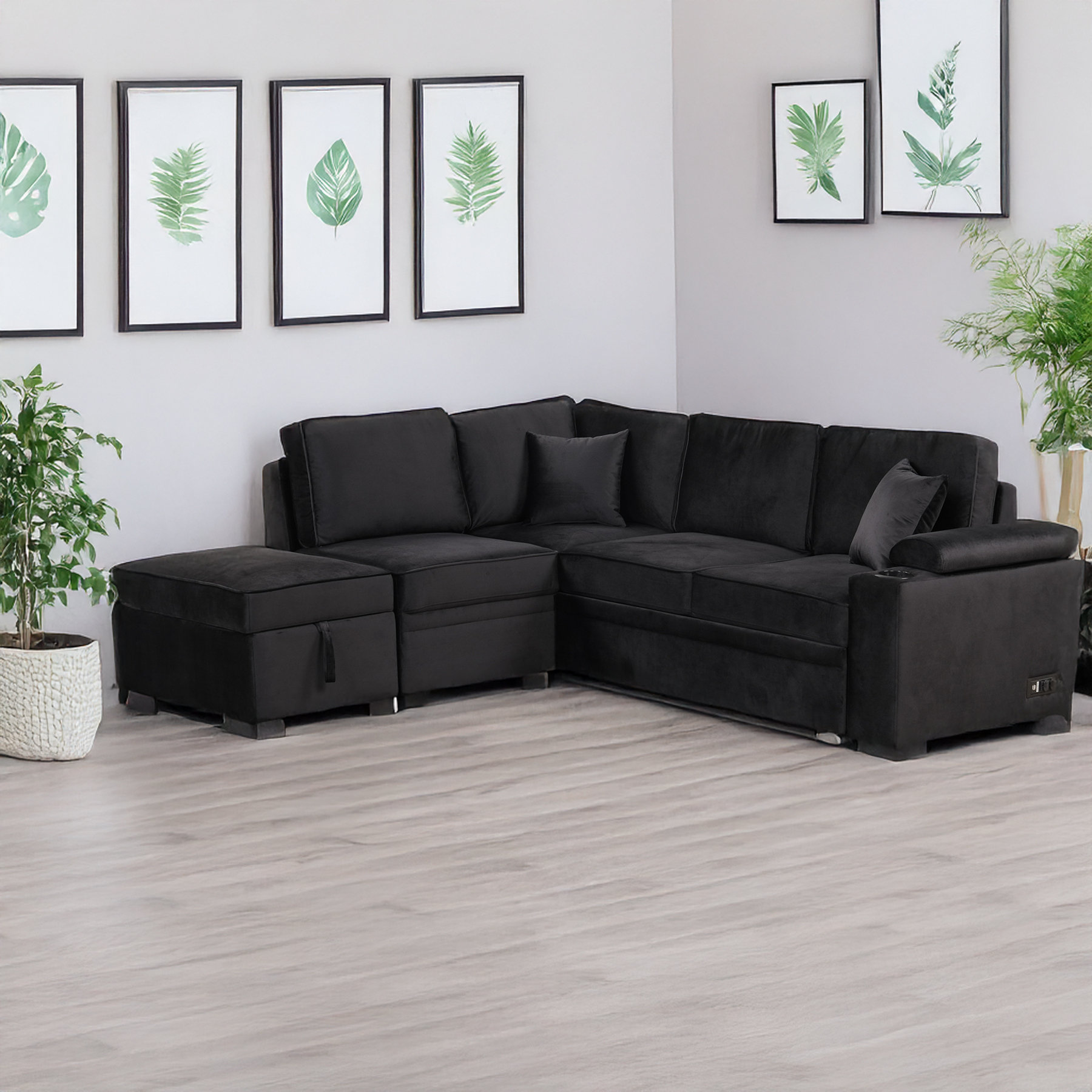 Ebern Designs Sleeper Sofa Convertible Sofa Bed Sofa Arm Sofa Bed Couch ...