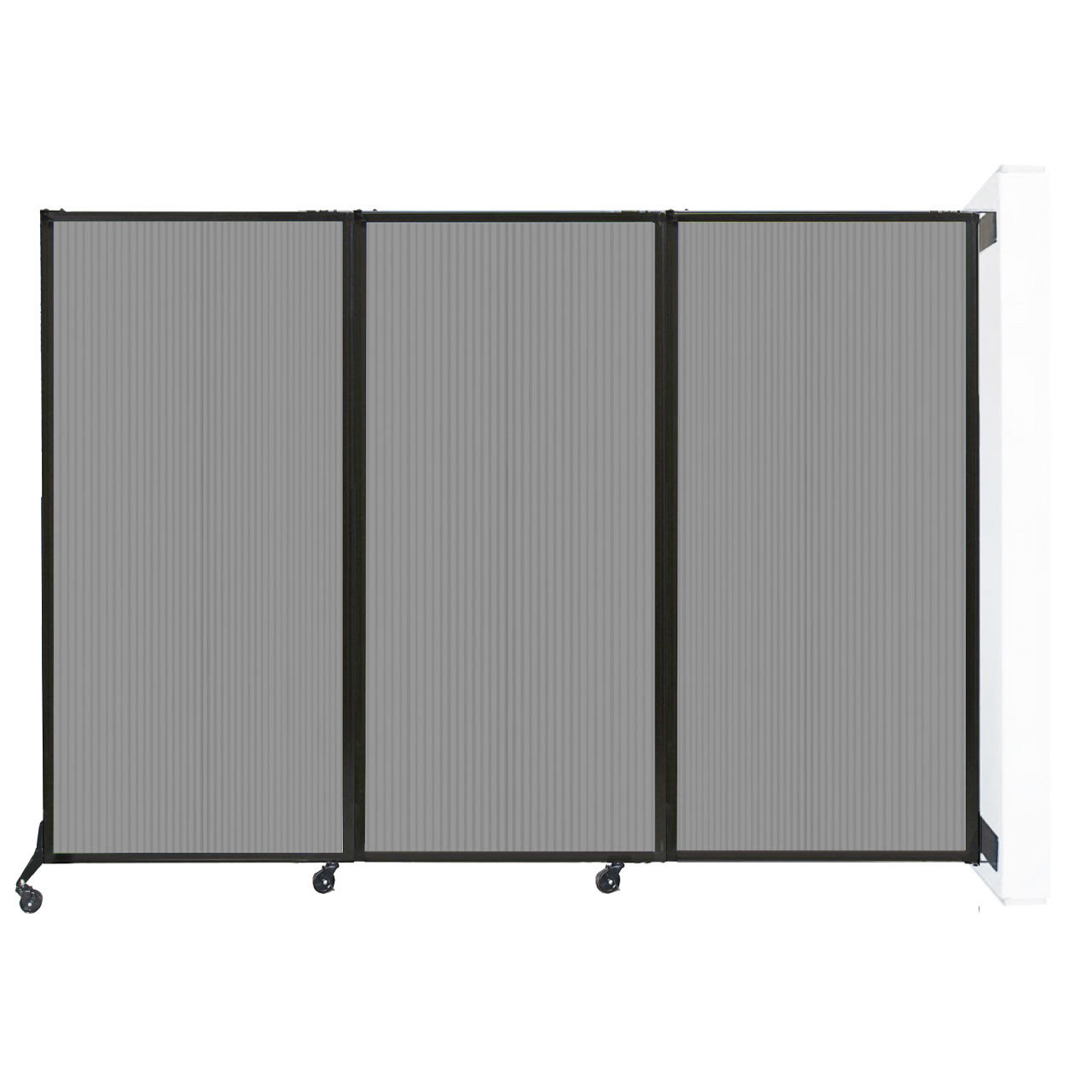 Versare Wall-Mounted Quickwall Polycarbonate Folding Partition | Wayfair
