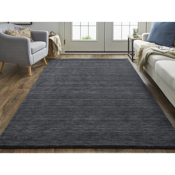 Birch Lane Kaden Handwoven Wool Black Area Rug & Reviews - Wayfair Canada