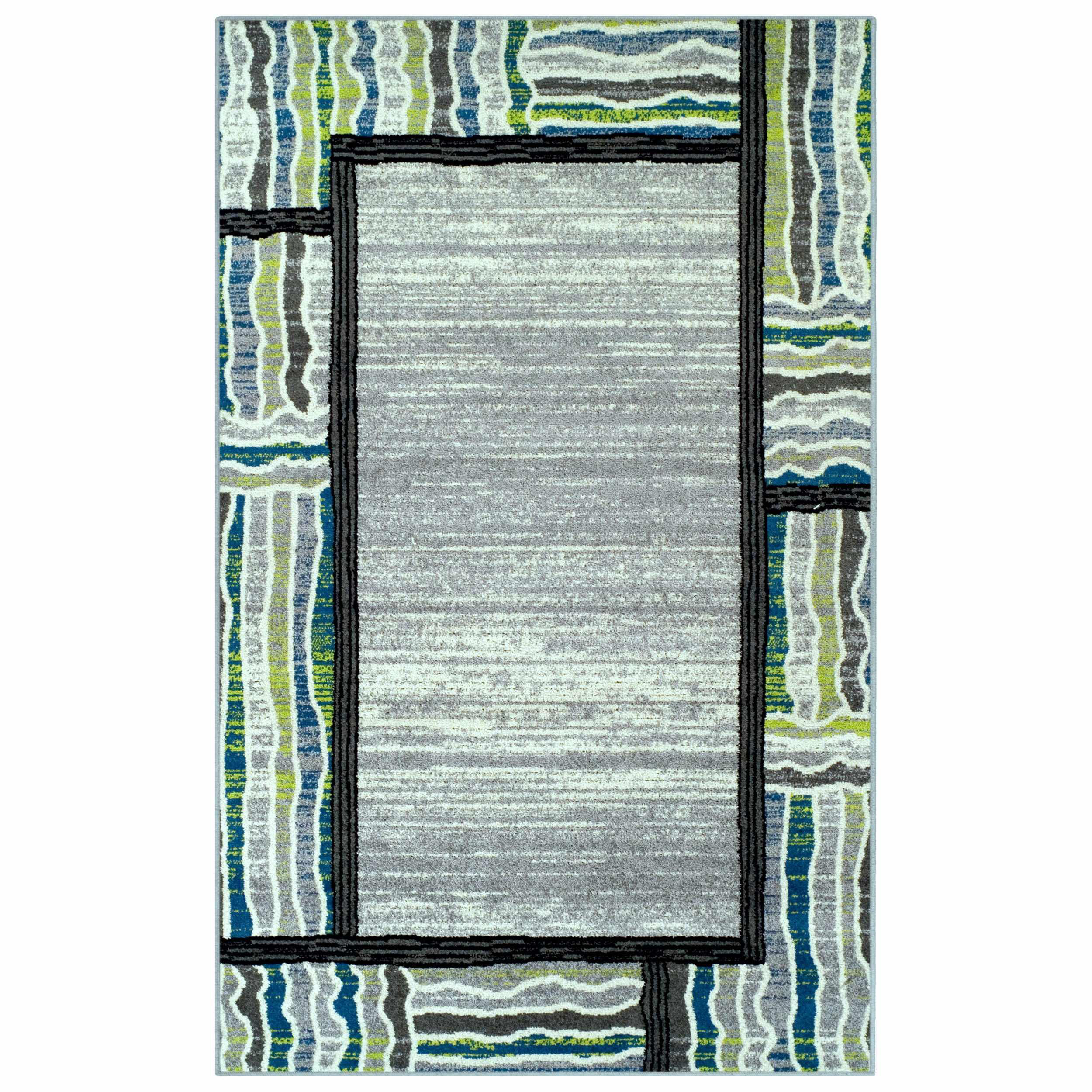Wrought Studio Eneli Gemstone Geometric Contemporary Area Rug | Wayfair