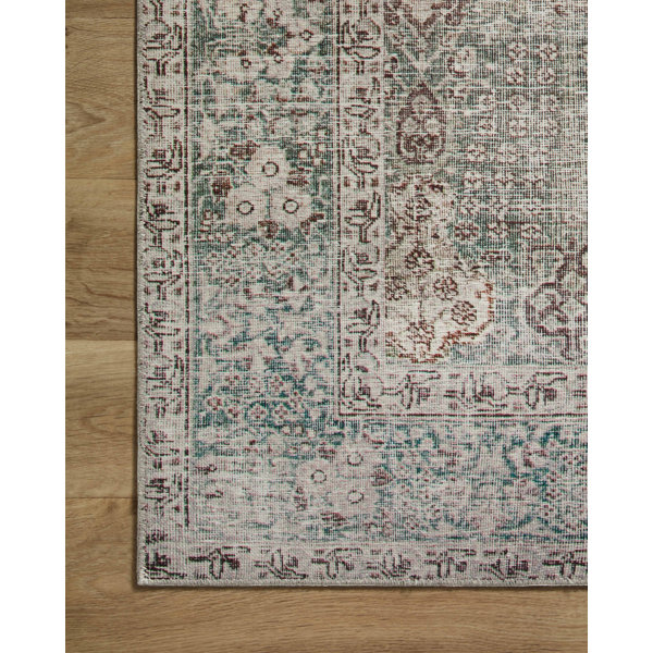 Chris Loves Julia X Loloi Jules Emerald / Antique Ivory Area Rug ...