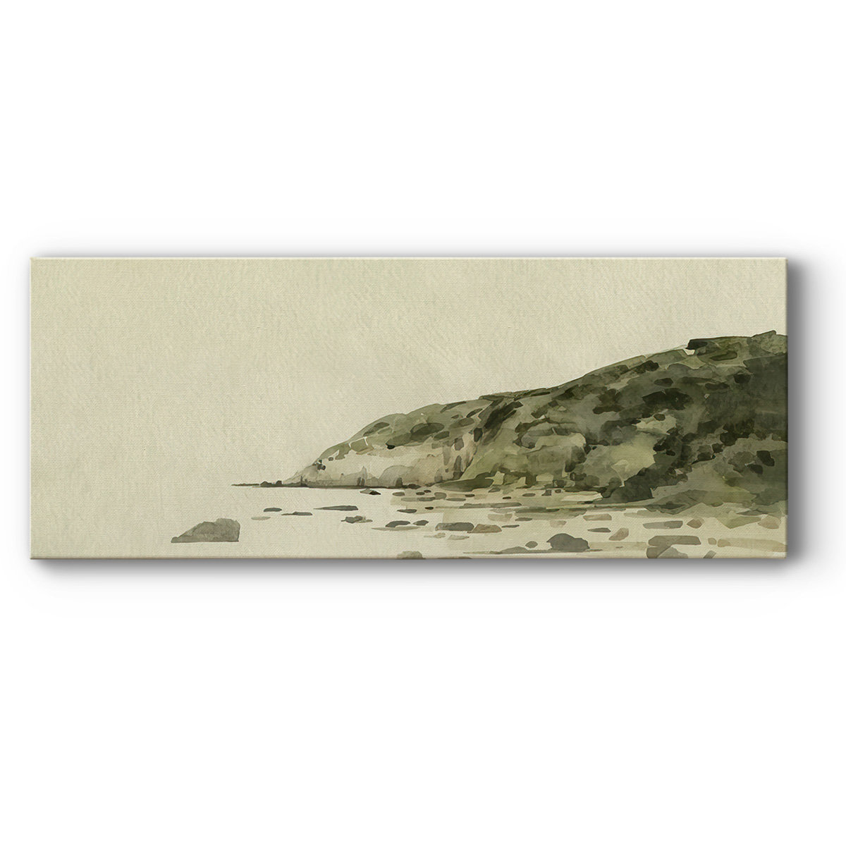 Millwood Pines «Distant Shore II», reproduction sur toile tendue ...