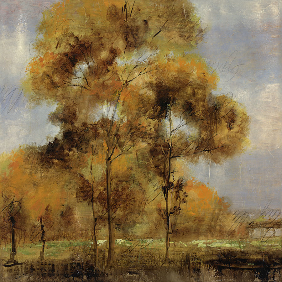 Chelsea Art Studio Countryside Twilight II by Stiles - Graphic Art ...