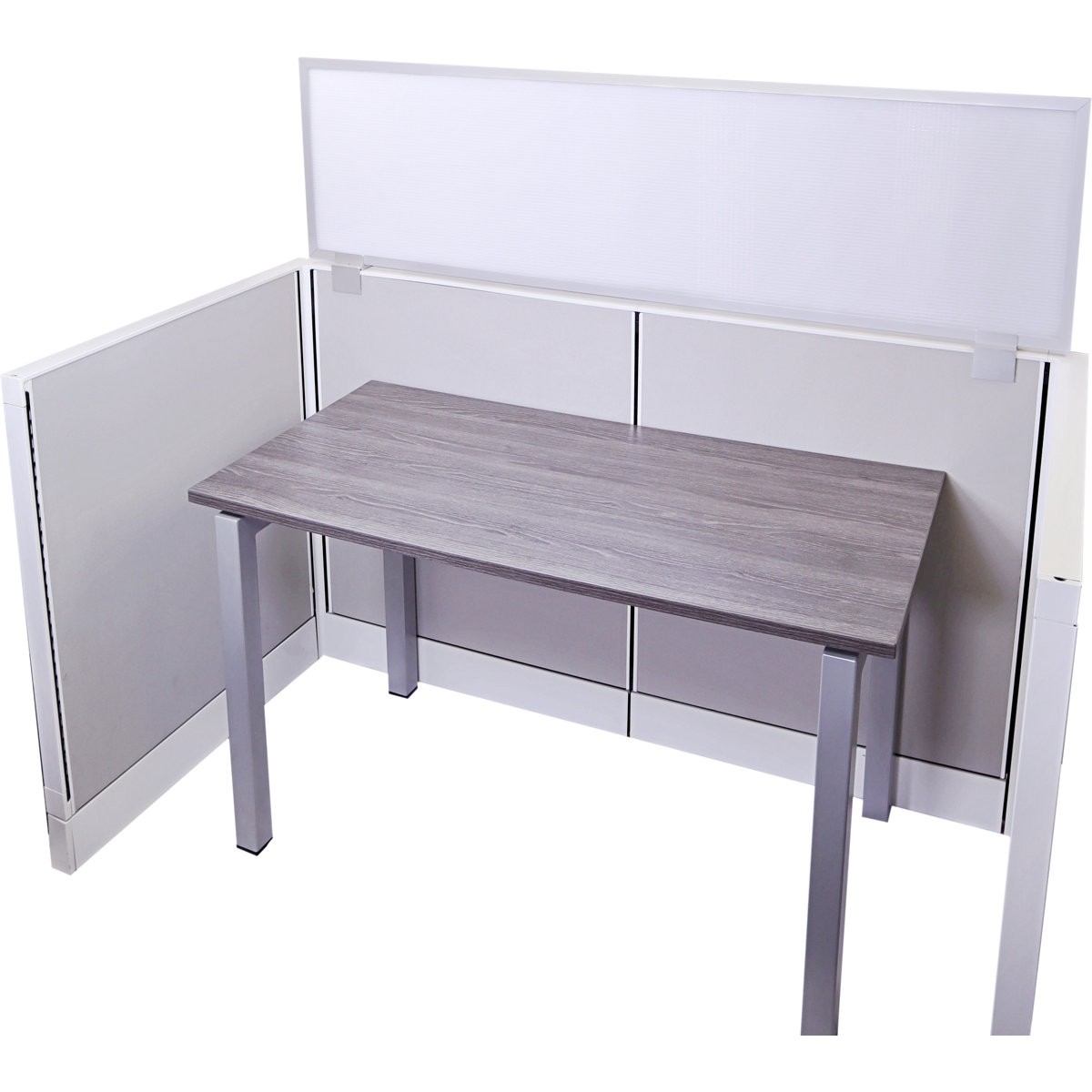 OBEX Polycarbonate Cubicle Mounted Privacy Panel with Large Bracket ...