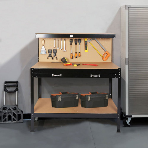 Wood Workbenches & Work Tables | Wayfair