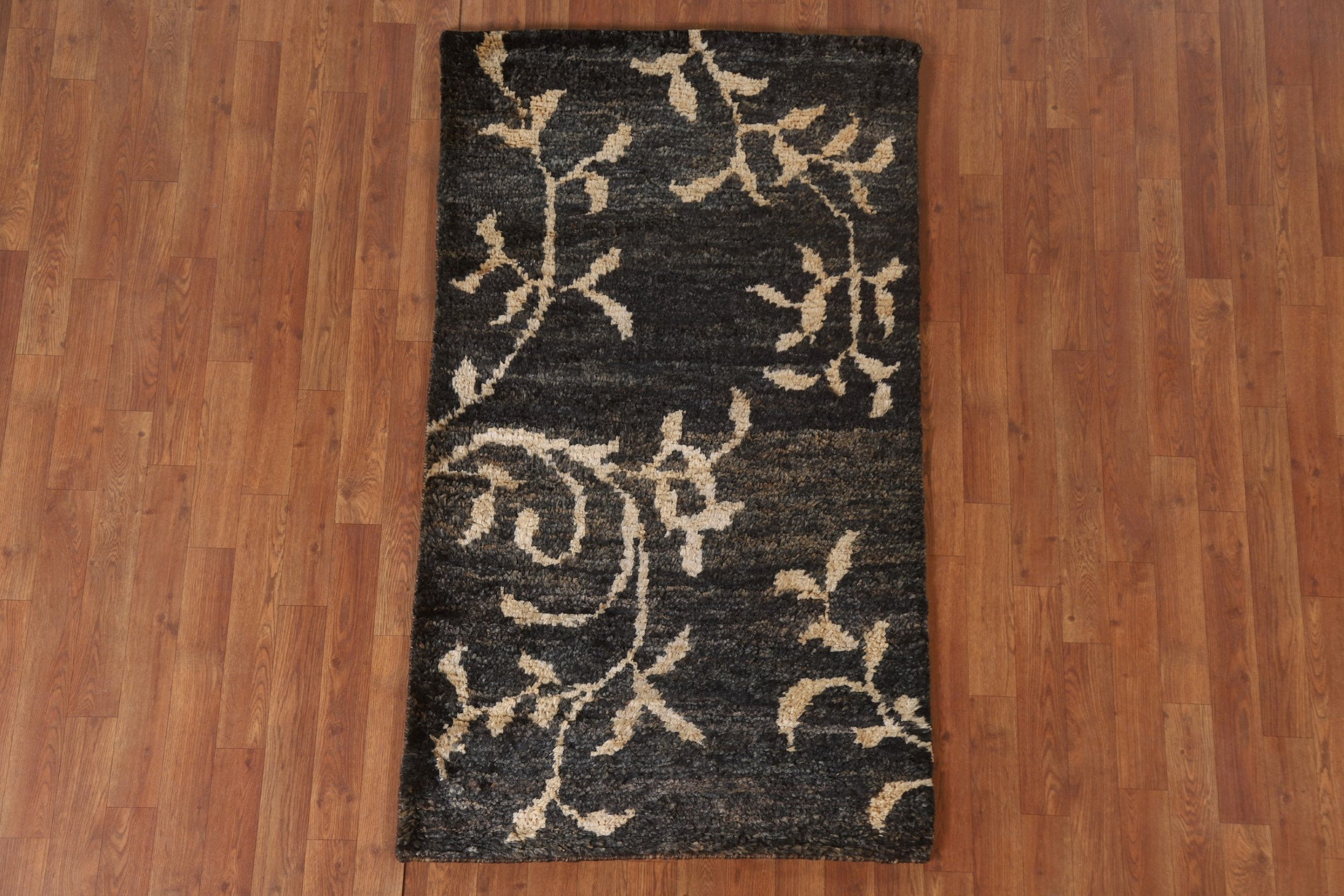 Isabelline Abstract Black Area Rug 3x5 | Wayfair