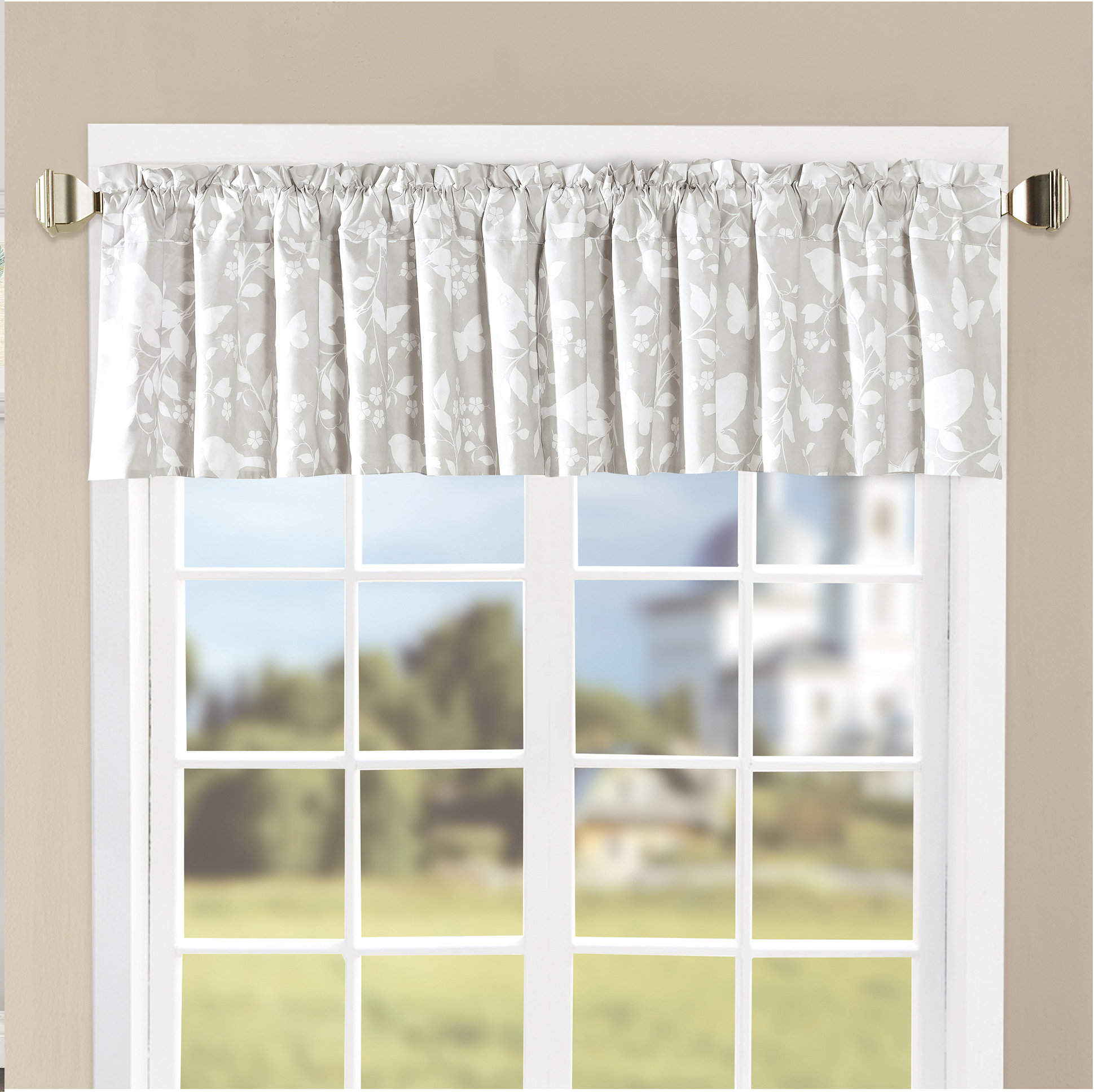 Home Soft Things Birdsong 60" Window Valance & Reviews | Wayfair