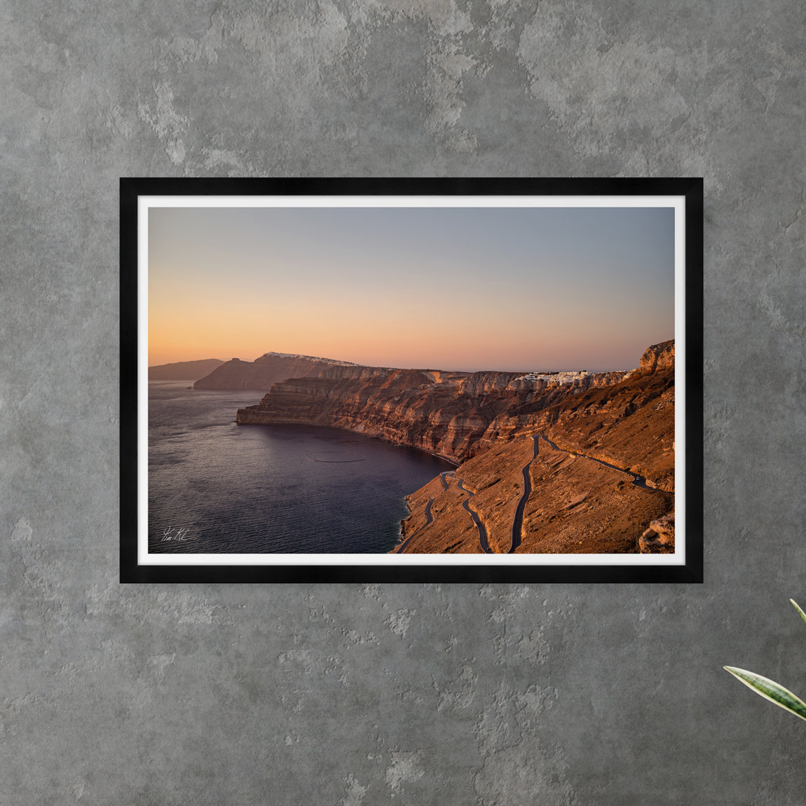 Tim Klein Photography Caldera Sunset | Wayfair