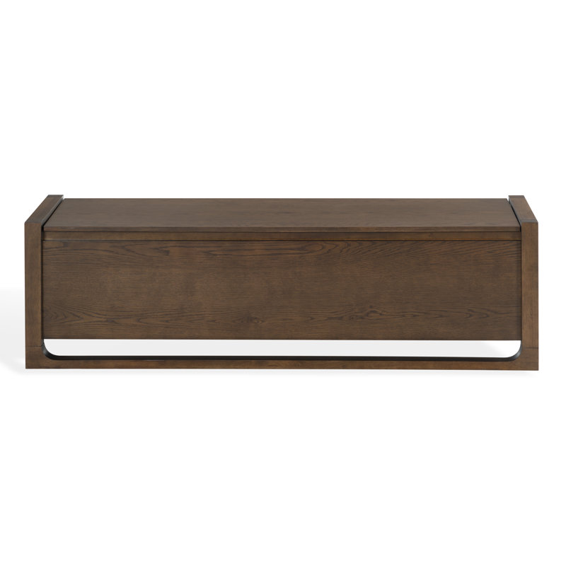 Joss & Main Tyrell Wood Storage Bench | Joss & Main