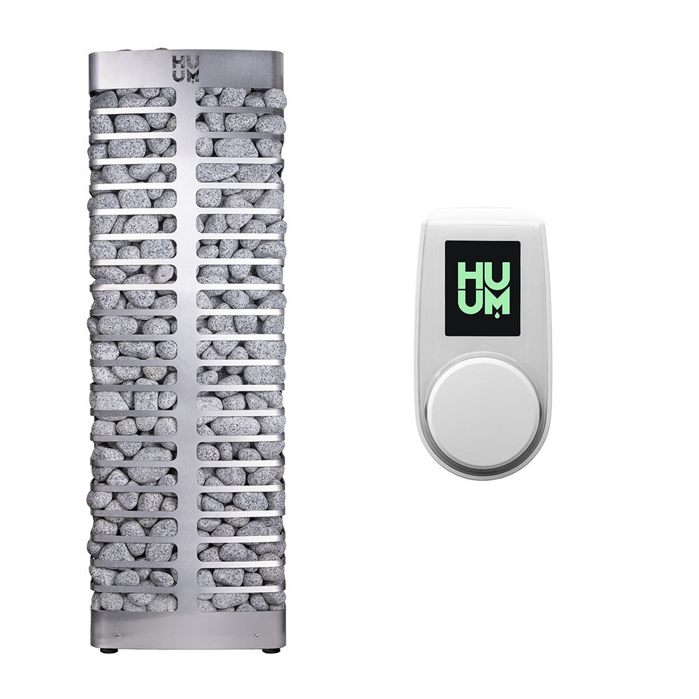 HUUM STEEL 9kW Sauna Heater with UKU WiFi Control, (Sauna Stones ...