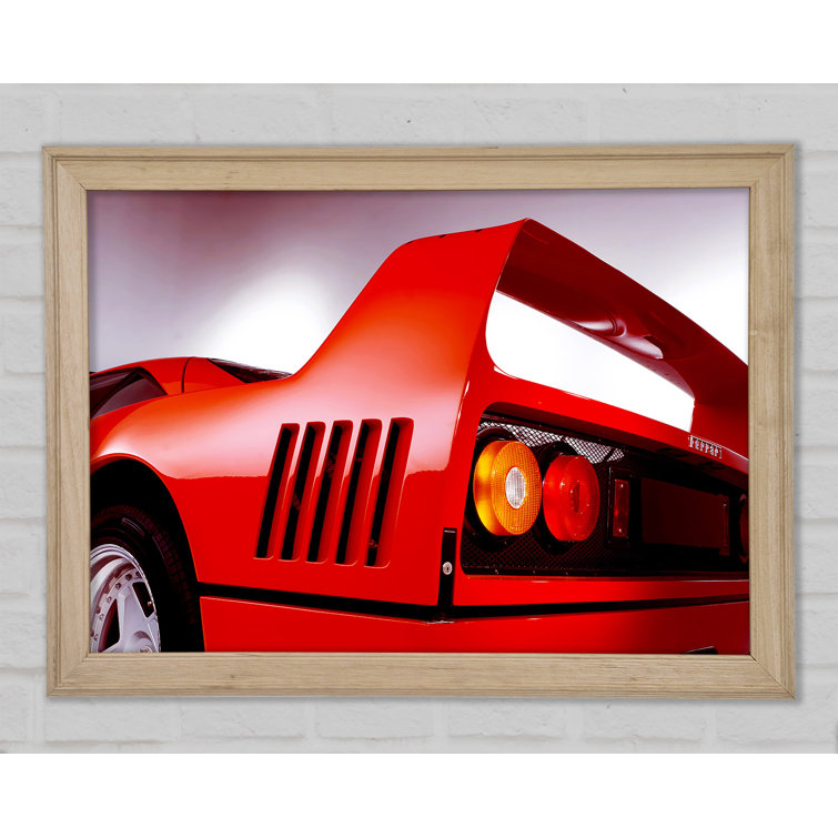 Williston Forge Ferrari F40 Spoiler - Single Picture Frame Art Prints ...