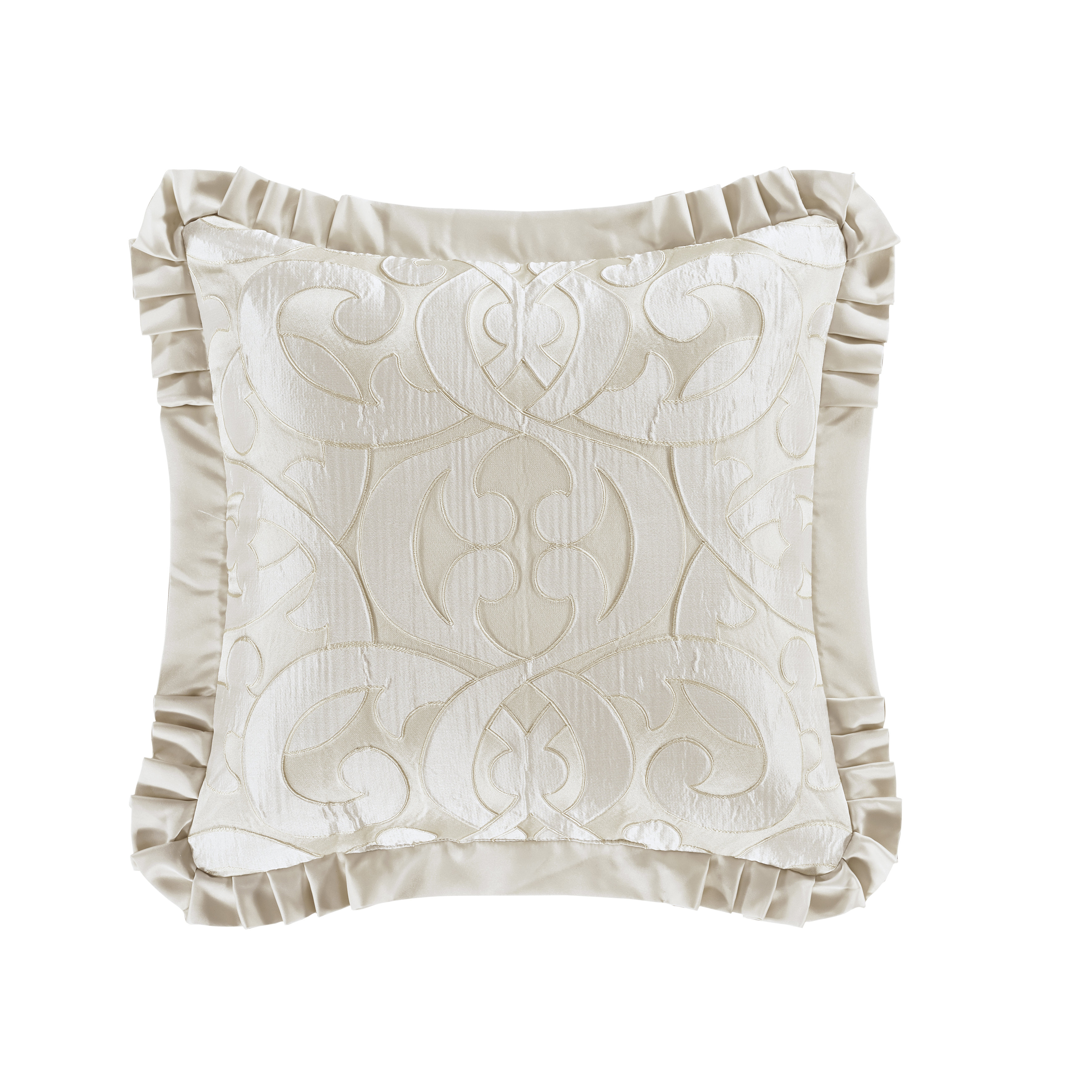 Five Queens Court LA GRANDE IVORY Throw Pillow | Wayfair