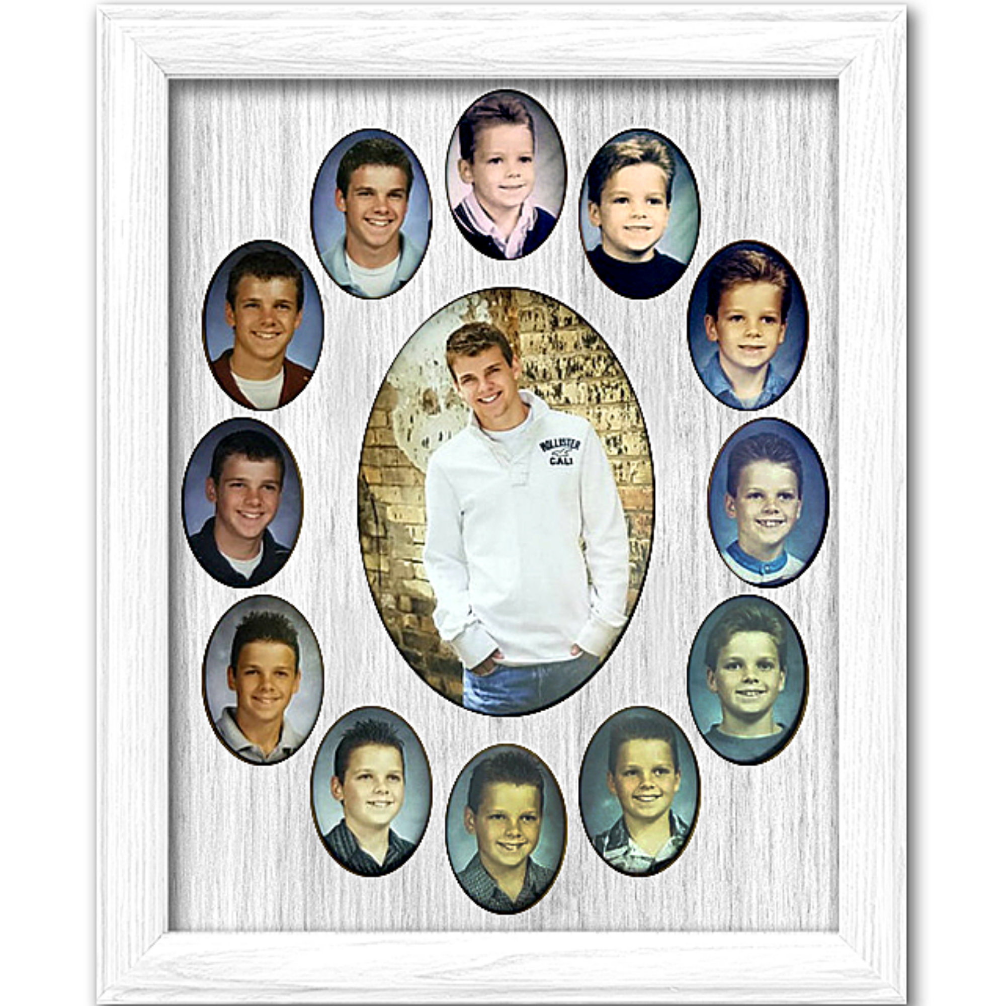 Red Barrel Studio® School Years Picture Frame - Oval Collage - K-12 ...