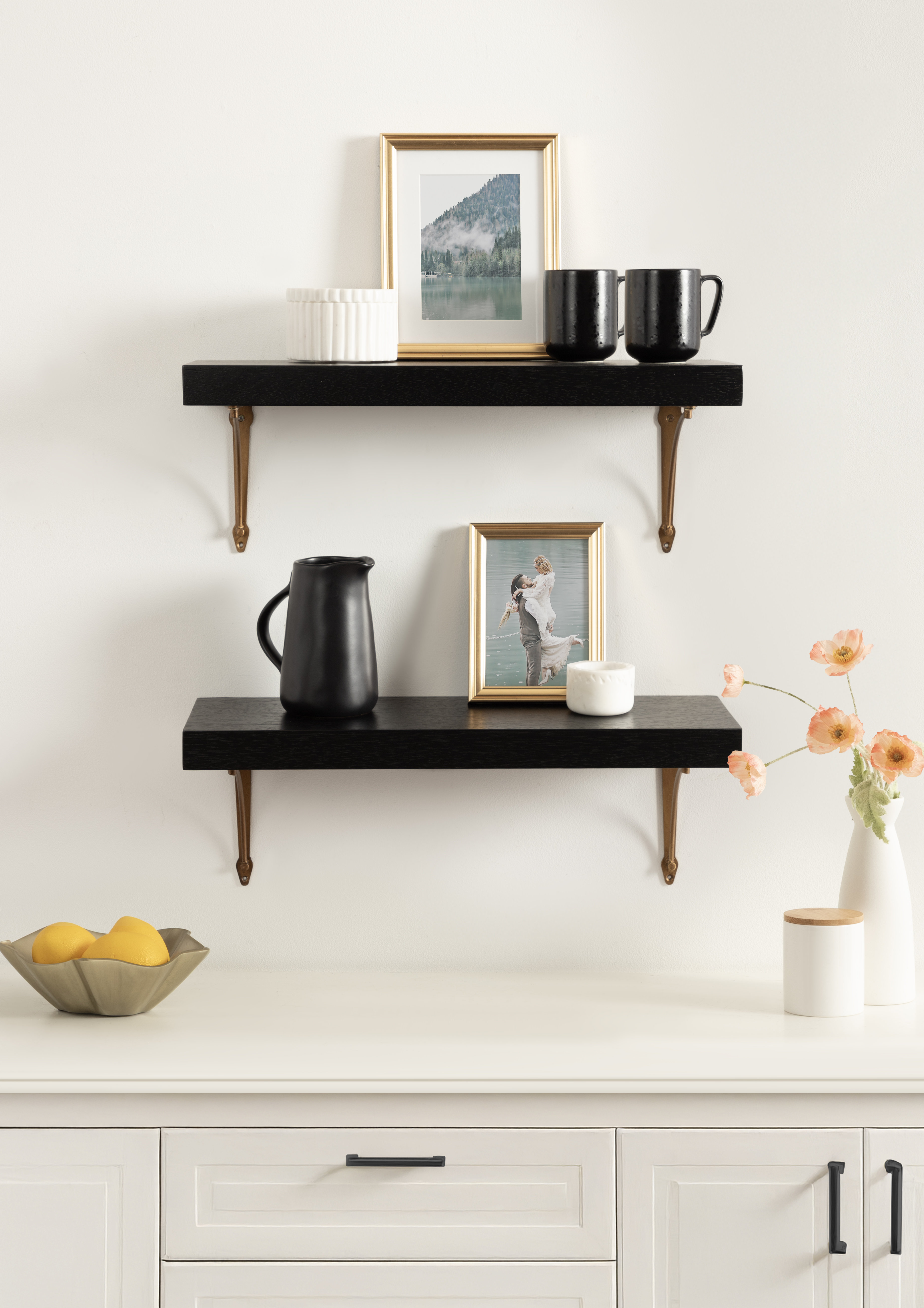 Kate and Laurel Hatley Ornate Two-Piece Wall Shelf Set - Wayfair Canada