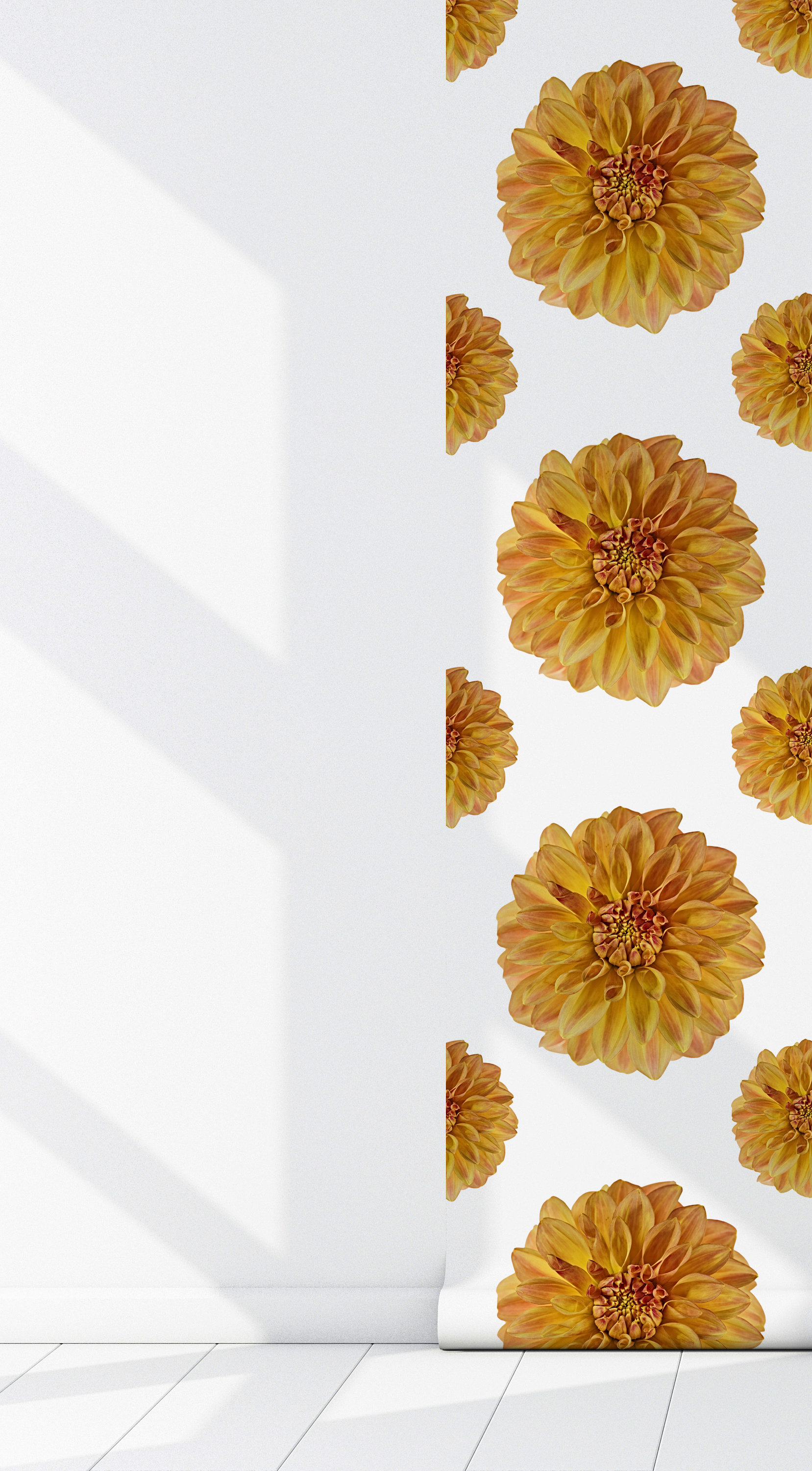 Winston Porter Jesabel Flora Vinyl Canvas Peel and Stick Wallpaper ...