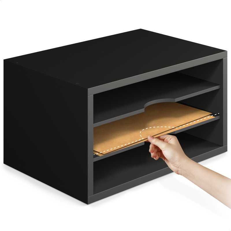 Ballucci Logan Manufactured Wood Stackable Paper Organizer | Wayfair
