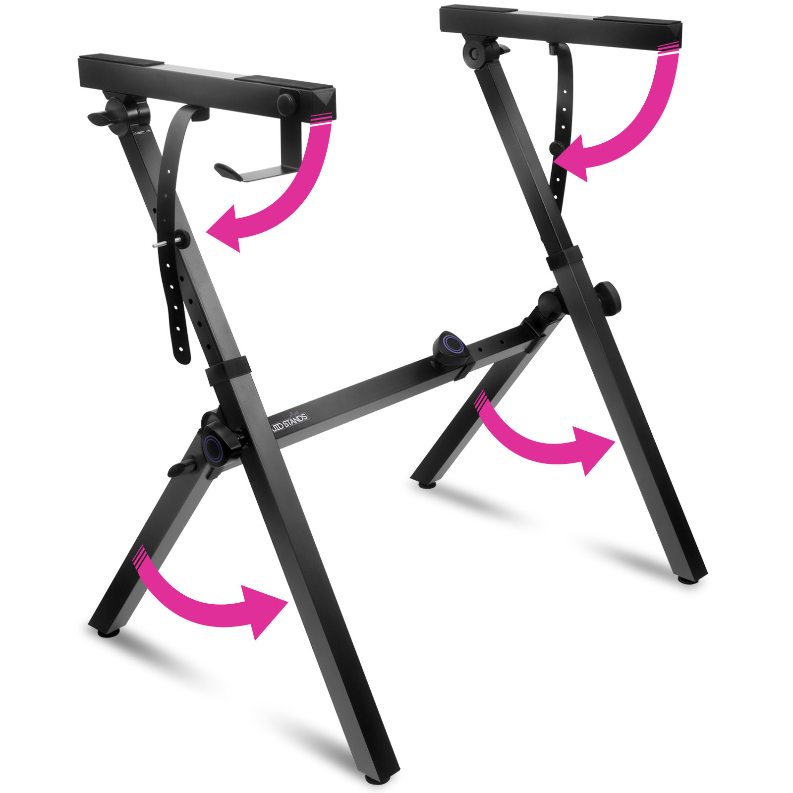 Liquid Stands Foldable Piano Keyboard Stand - 54-88 Key Z Style ...