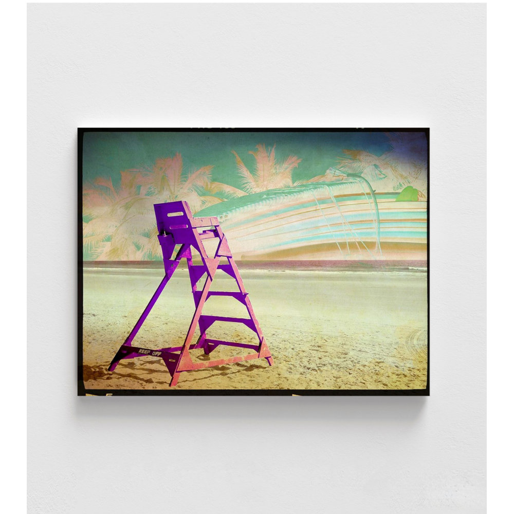WeFrameArt Lifeguard Chairs Photo Print, Beach Chair Print, Lifeguard ...