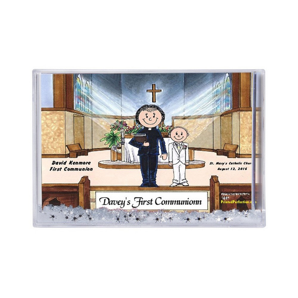 Printed Perfection Personalized Communion, Boy - Female Priest Snow ...