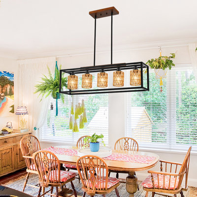 pull down dining table light