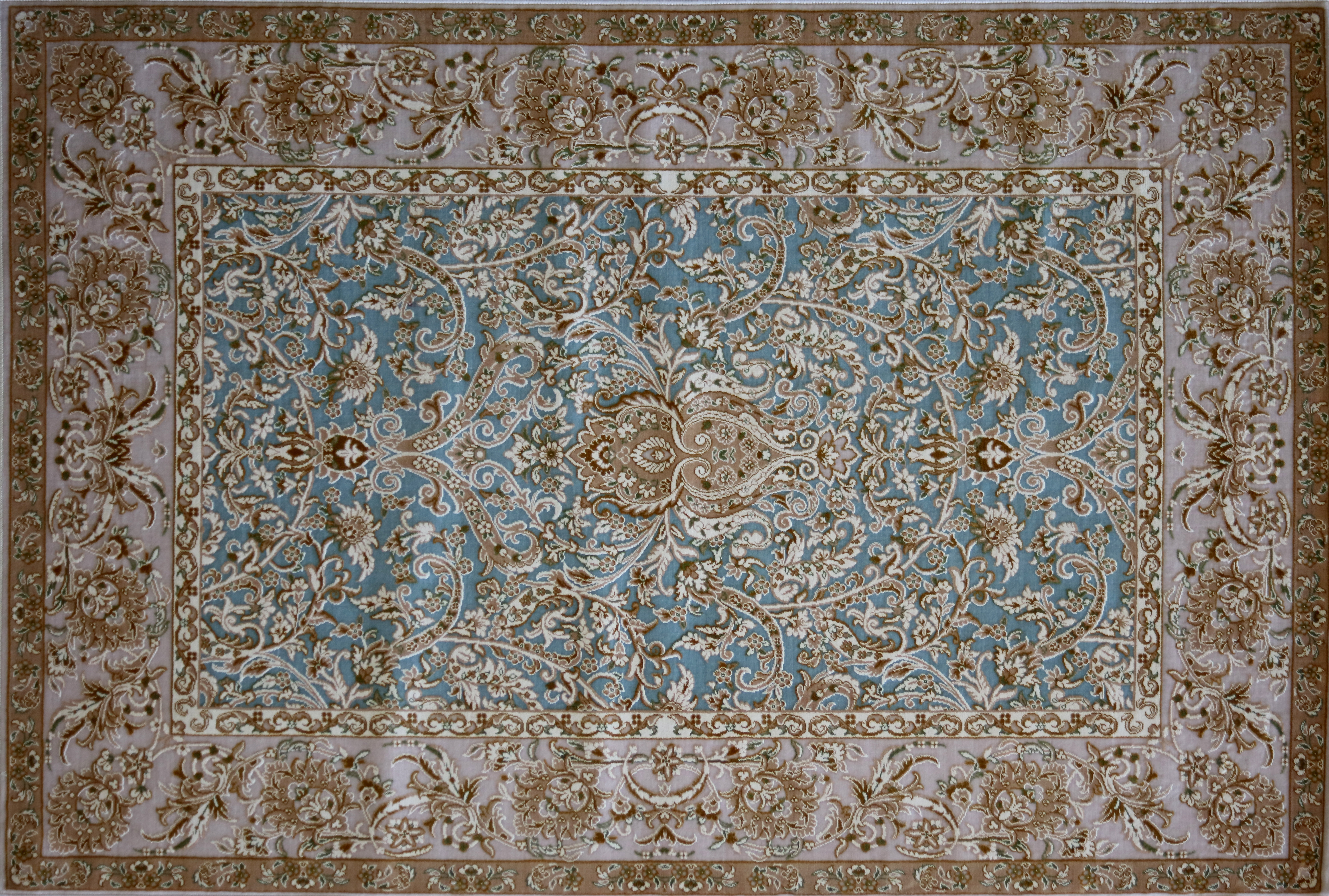 Astoria Grand Montevideo Hand Look Persian Wool Blue/Purple/Brown Area ...