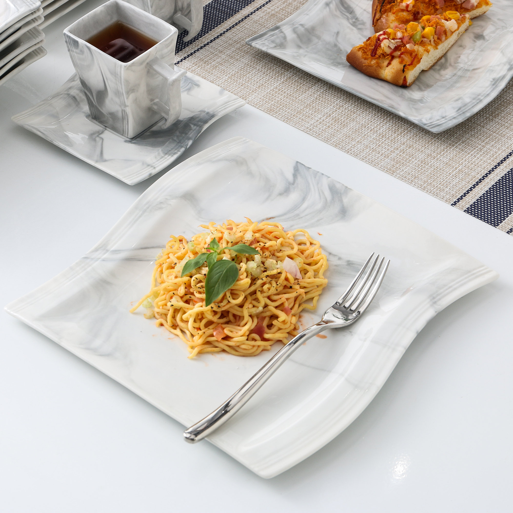 MALACASA Porcelain China Dinnerware - Set of 30 & Reviews - Wayfair Canada