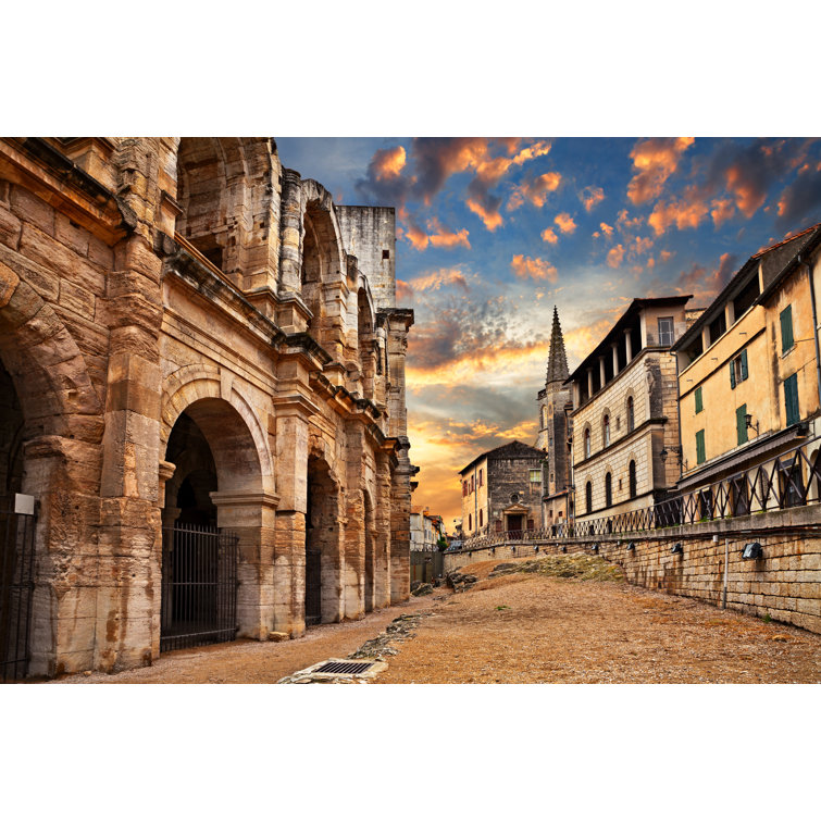 17 Stories Rouncey Ancient Roman Arena - Wrapped Canvas Photograph ...
