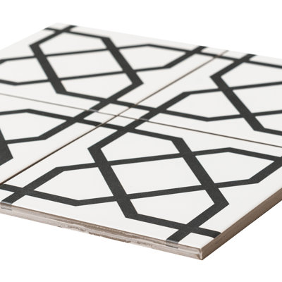 Long Island Mosaics & Tile Gatsby 6x6 Porcelain Patterned Wall & Floor ...