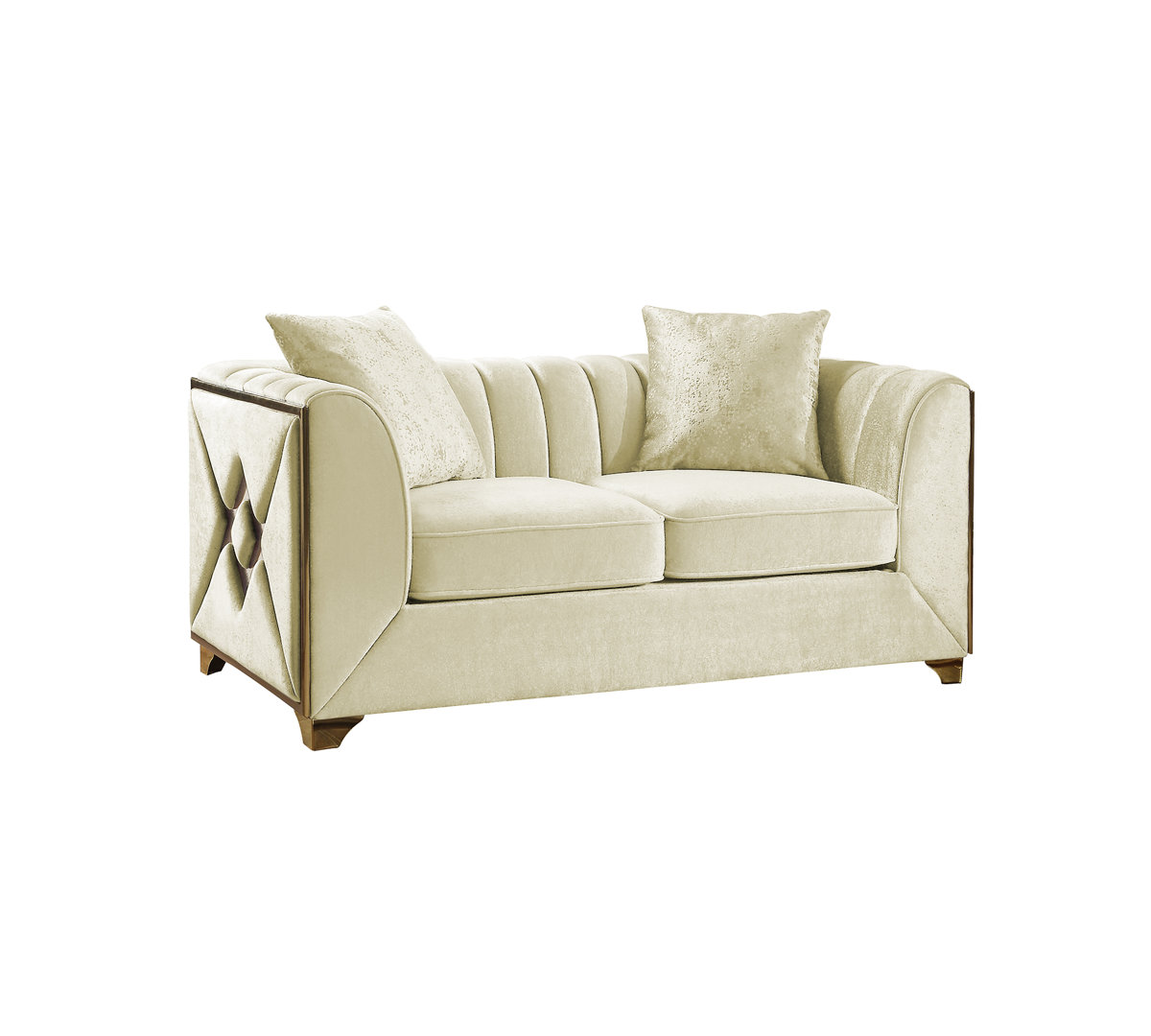 Everly Quinn Arron 2 - Piece Velvet Living Room Set | Wayfair