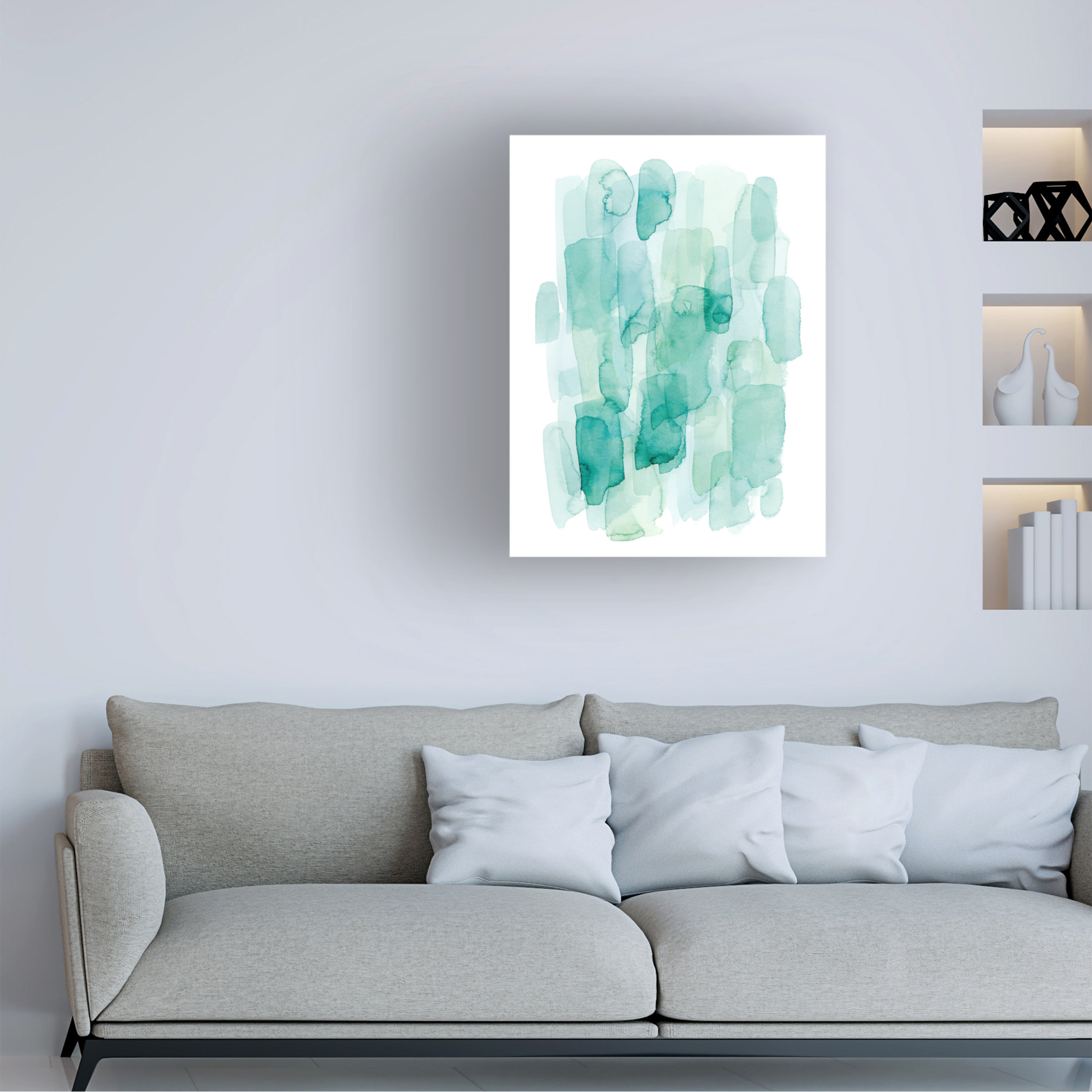 Orren Ellis Grace Popp ''Water Whispers I'' Canvas Art | Wayfair