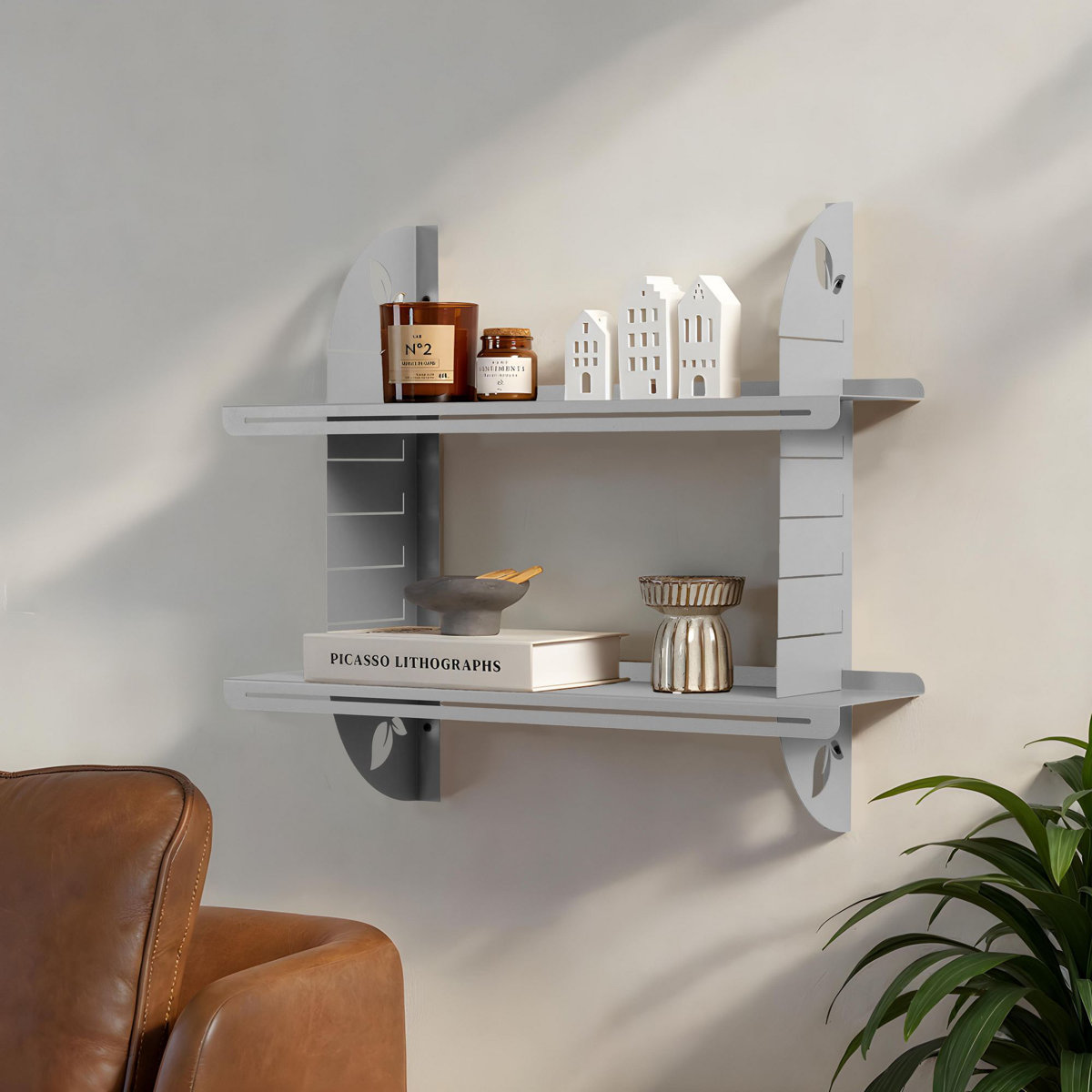 Millwood Pines Decorative Metal Wall Shelf - Wayfair Canada