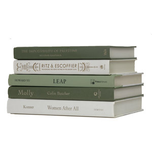 Booth & Williams Modern Ivy Cream Book Stack, S/5 & Reviews | Perigold
