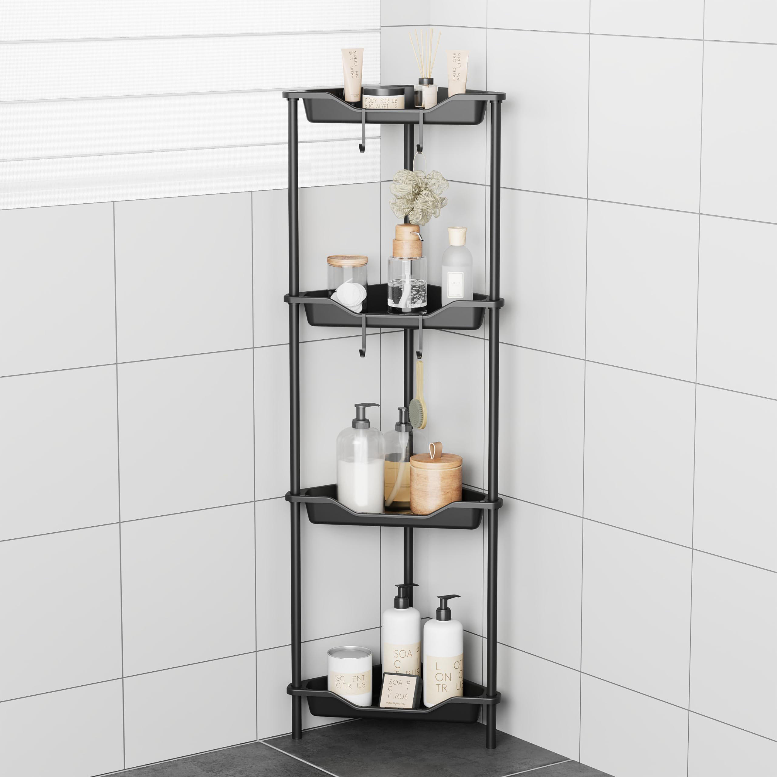 Rebrilliant Ratzy Freestanding Shower Caddy | Wayfair