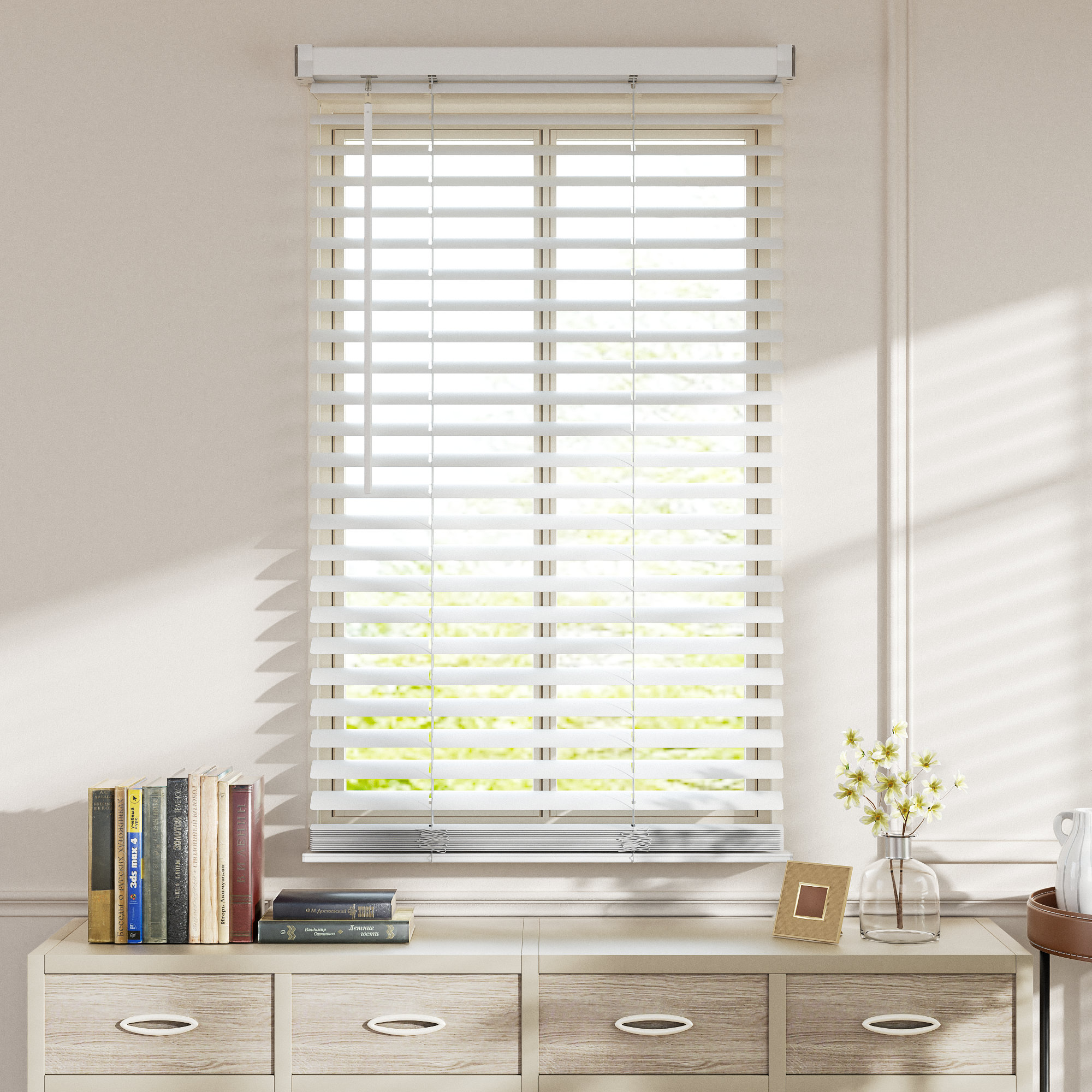 Symple Stuff Cordless Blinds For Indoor Windows, Room Darkening Mini ...