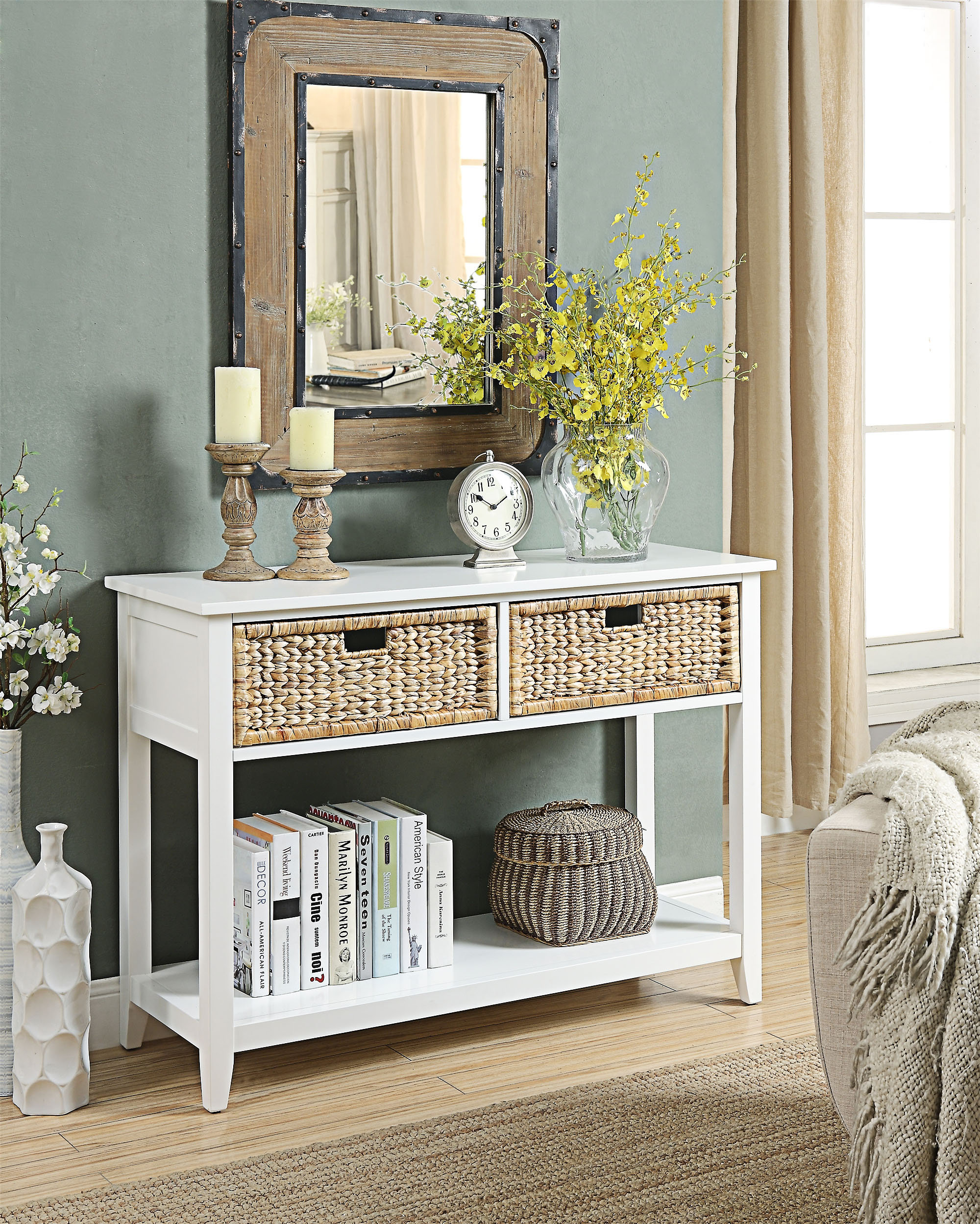 Beachcrest Home™ Console Table With Storage Drawers | Wayfair