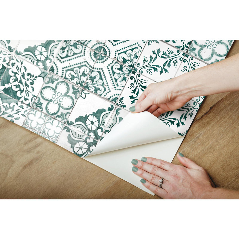 Bungalow Rose Morningside Peel & Stick Patchwork Wallpaper & Reviews ...