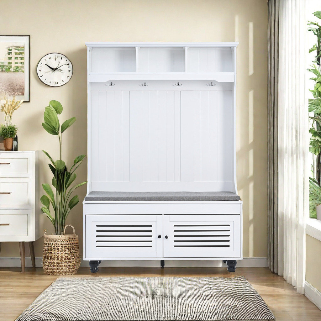 Alcott Hill Dequarious Hall Tree 47.2'' Wide | Wayfair