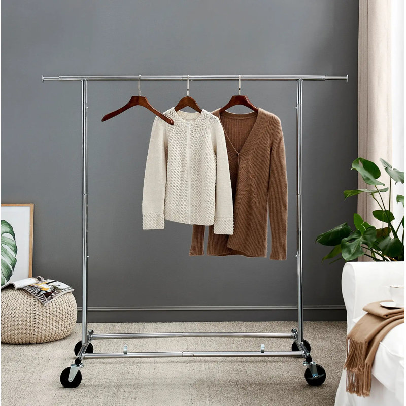 Rebrilliant Folding Clothes Rack | Wayfair