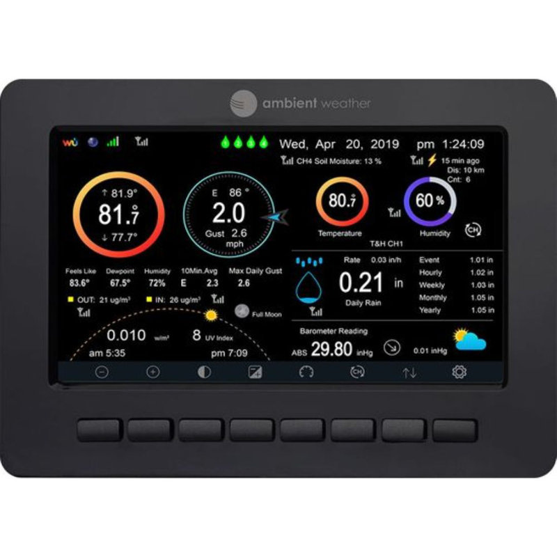 Ambient Weather WS-2000 Smart Weather Station with Wifi Remote ...