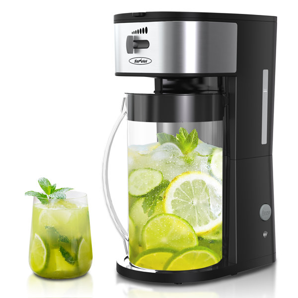 Sunvivi Iced Tea Maker With 3-Quart Pitcher, Iced Coffee Brewing Maker ...
