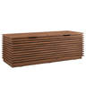 Modway Render 47" Wood Grain Storage Bench & Reviews | Wayfair