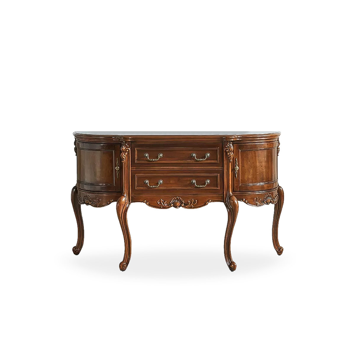 Rite Treasure Brown Rectangular Solid Wood Console Table | Wayfair